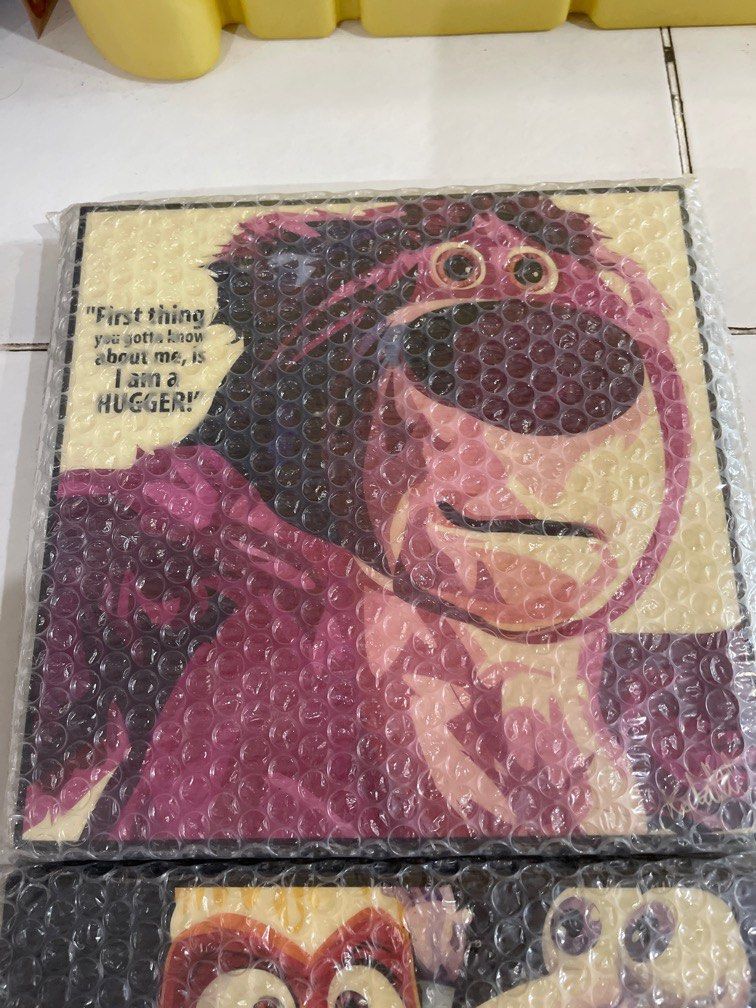 Pixar Lotso and Inside out pop art from bkk chatuchak market, Furniture ...