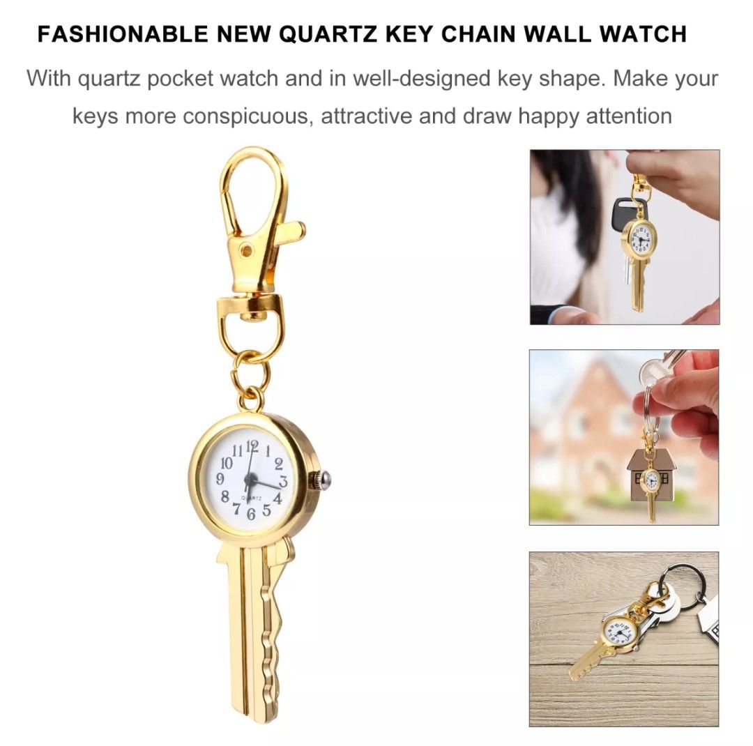 Pocket Watch Keychain, Women's Fashion, Watches & Accessories, Watches ...