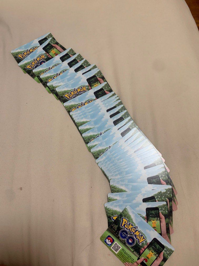 Pokemon go code card, Hobbies & Toys, Toys & Games on Carousell