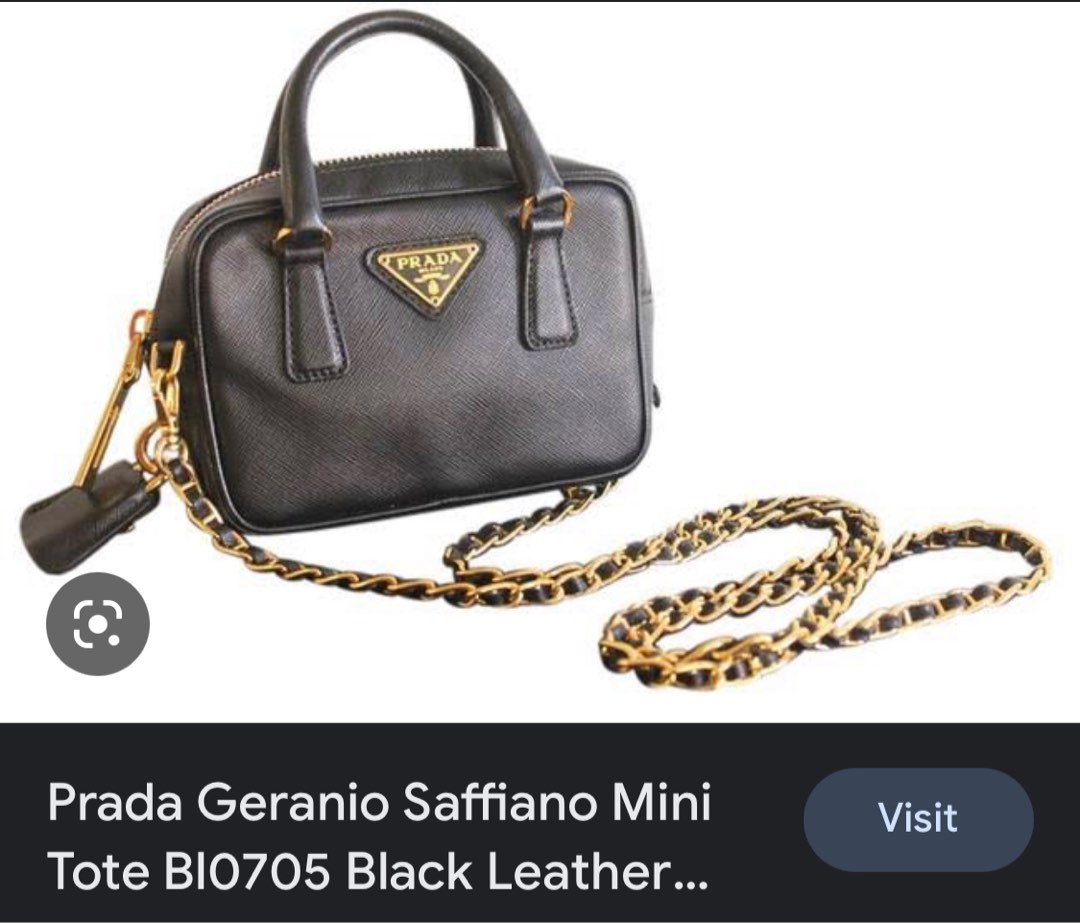 Prada Micro Sling bag, Luxury, Bags & Wallets on Carousell
