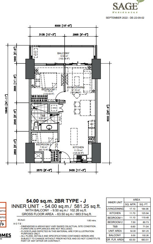 PASALO: PRE-SELLING SAGE RESIDENCES 2BR KOREAN CUT WITH BALCONY AND ...