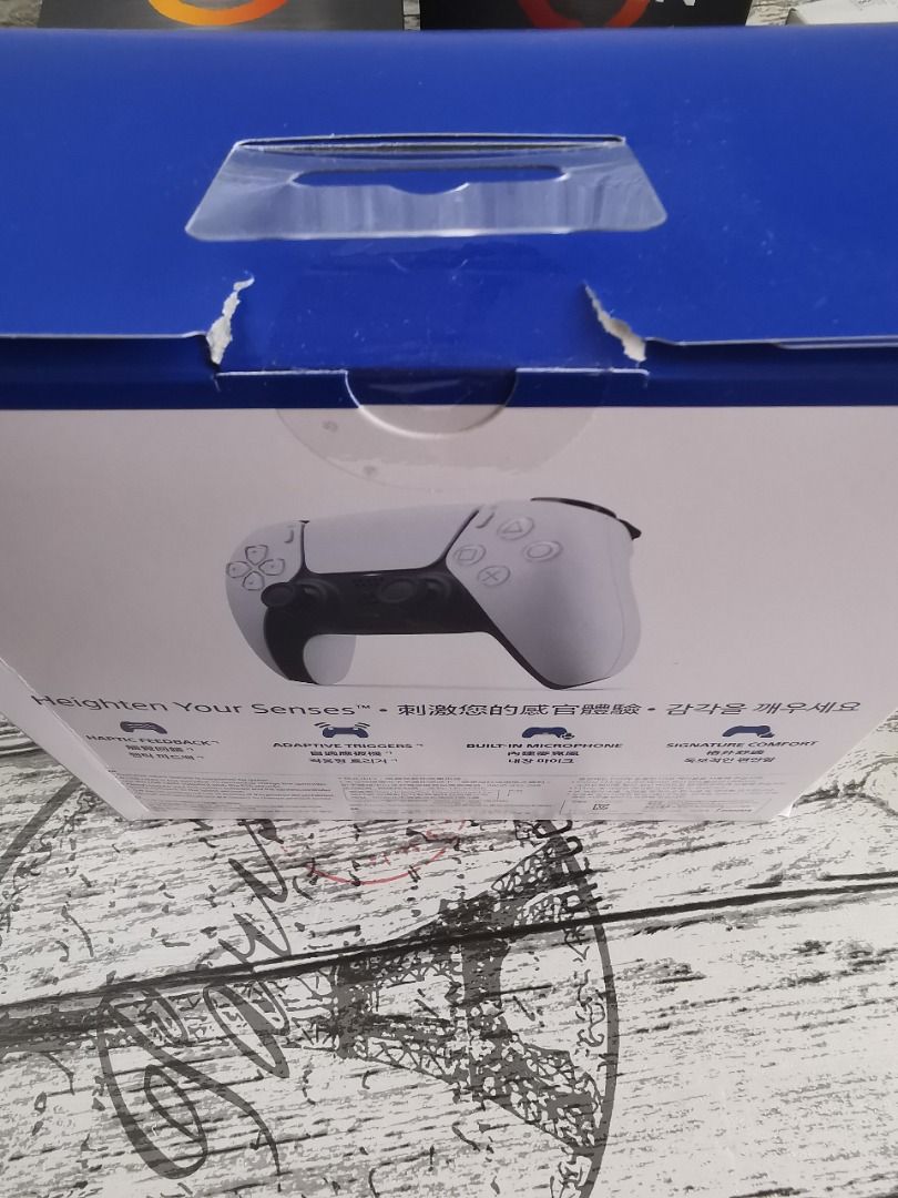 PS5 Dualsense Controller (white), Video Gaming, Gaming Accessories ...