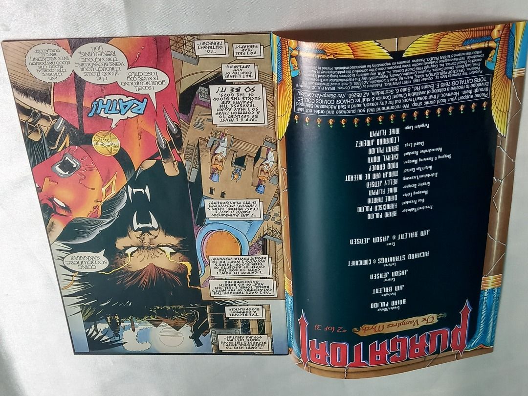 PURGATORI: The Vampires Myth #2 Comics October 1996 , Hobbies & Toys ...