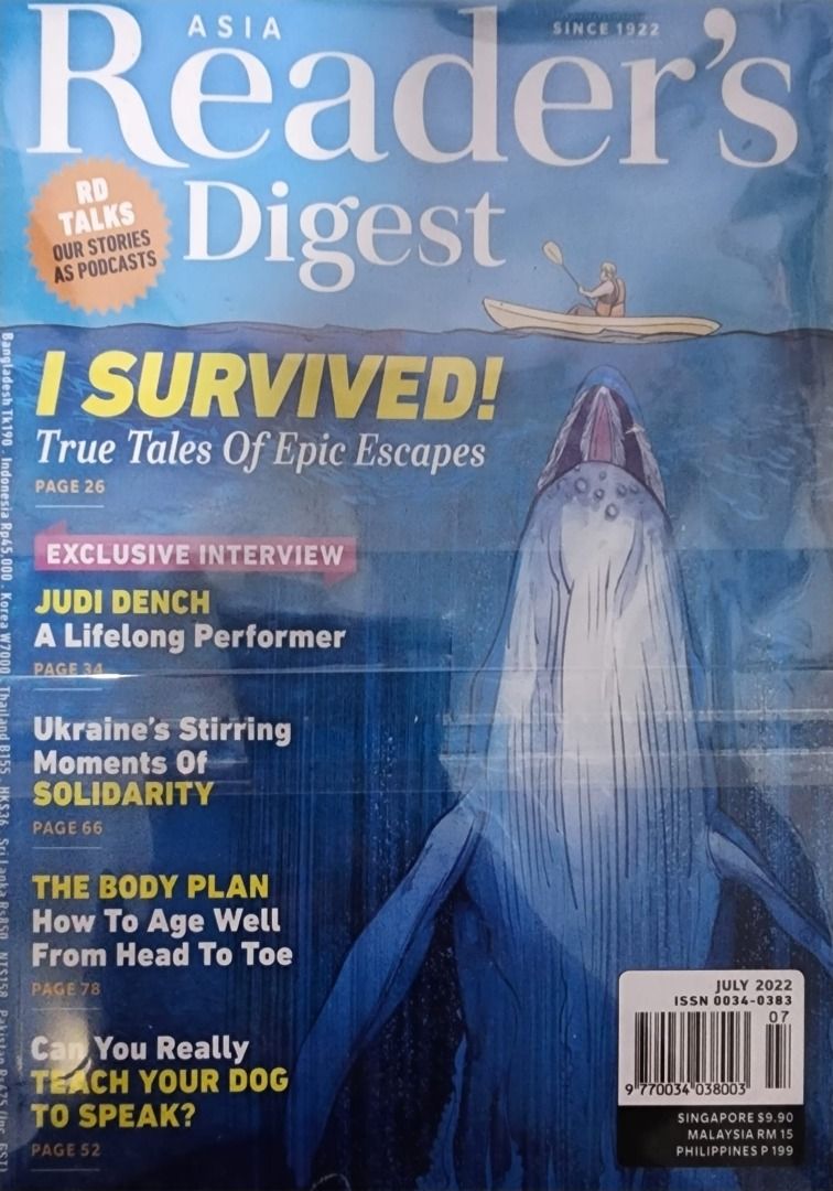 Readers Digest I Survived, Hobbies & Toys, Books & Magazines, Magazines ...