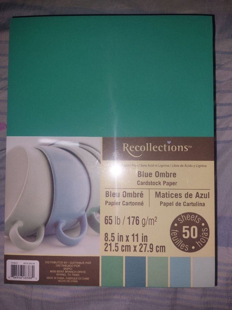 Recollections/Core'dinations Cardstock Paper, Hobbies & Toys ...