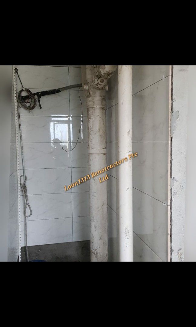 Resale Toilet Tiles Laying+Hacking Works Completed!!!, Home Services ...
