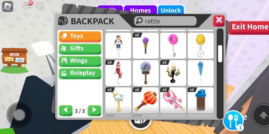 Roblox Adopt Me - Rattle Sold Per Item, Video Gaming, Video Games ...