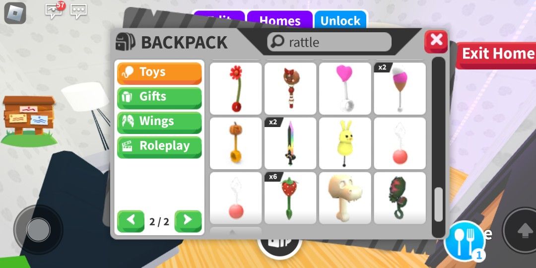 Roblox Adopt Me - Rattle Sold Per Item, Video Gaming, Video Games ...