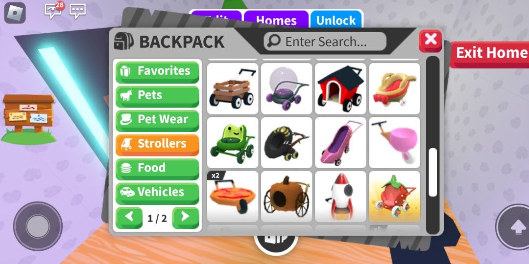 Roblox Adopt Me - Stroller Sold Per Item, Video Gaming, Video Games ...