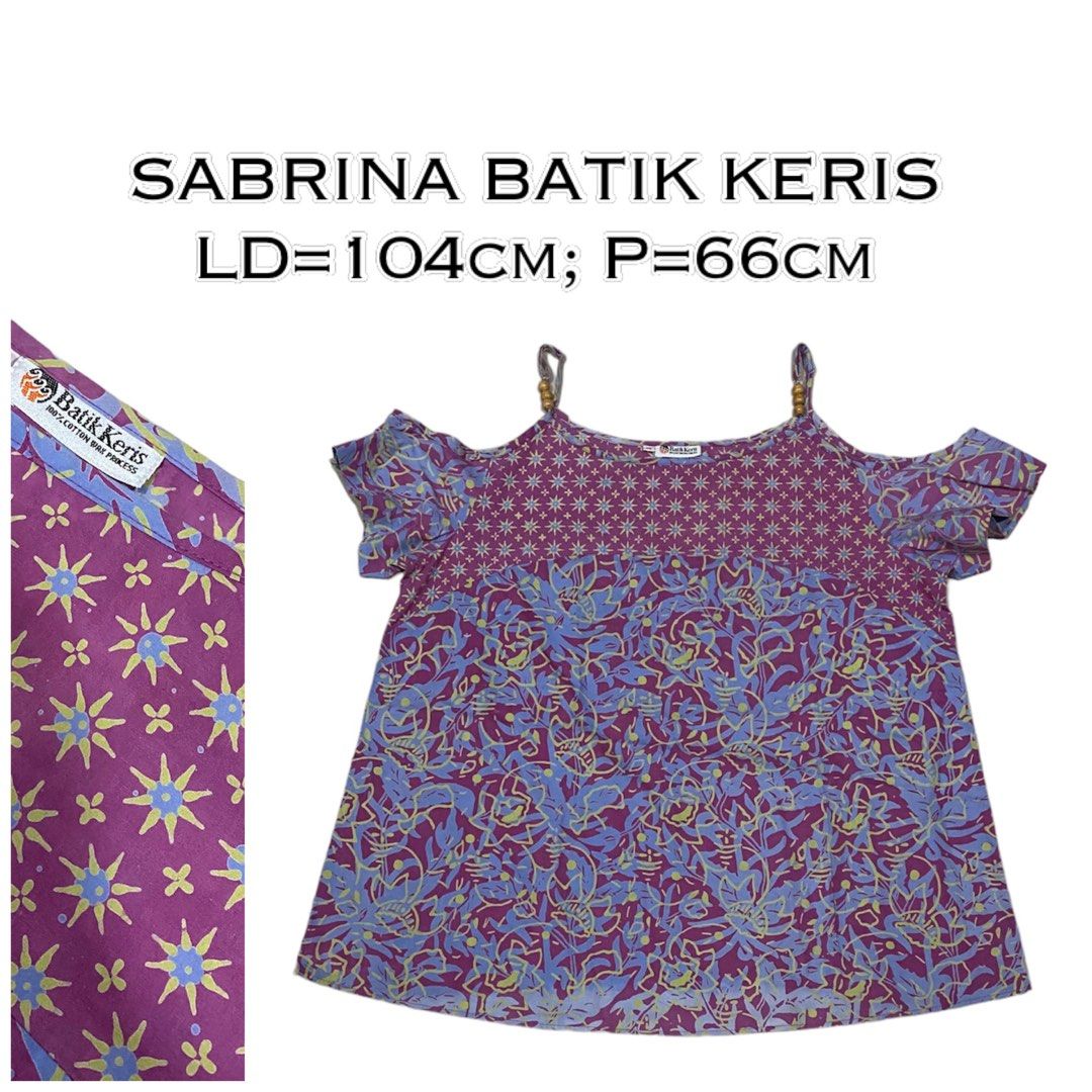 SABRINA BATIK KERIS / YES-028, Olshop Fashion, Olshop Wanita di Carousell
