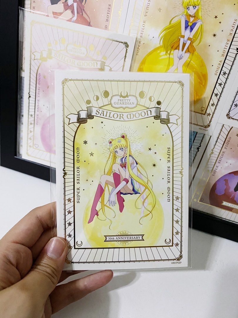 Sailor Moon 30th anniversary postcard set A (5 postcards), Hobbies ...