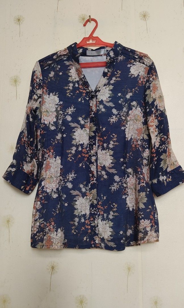 Samlin Blouse, Women's Fashion, Tops, Blouses on Carousell
