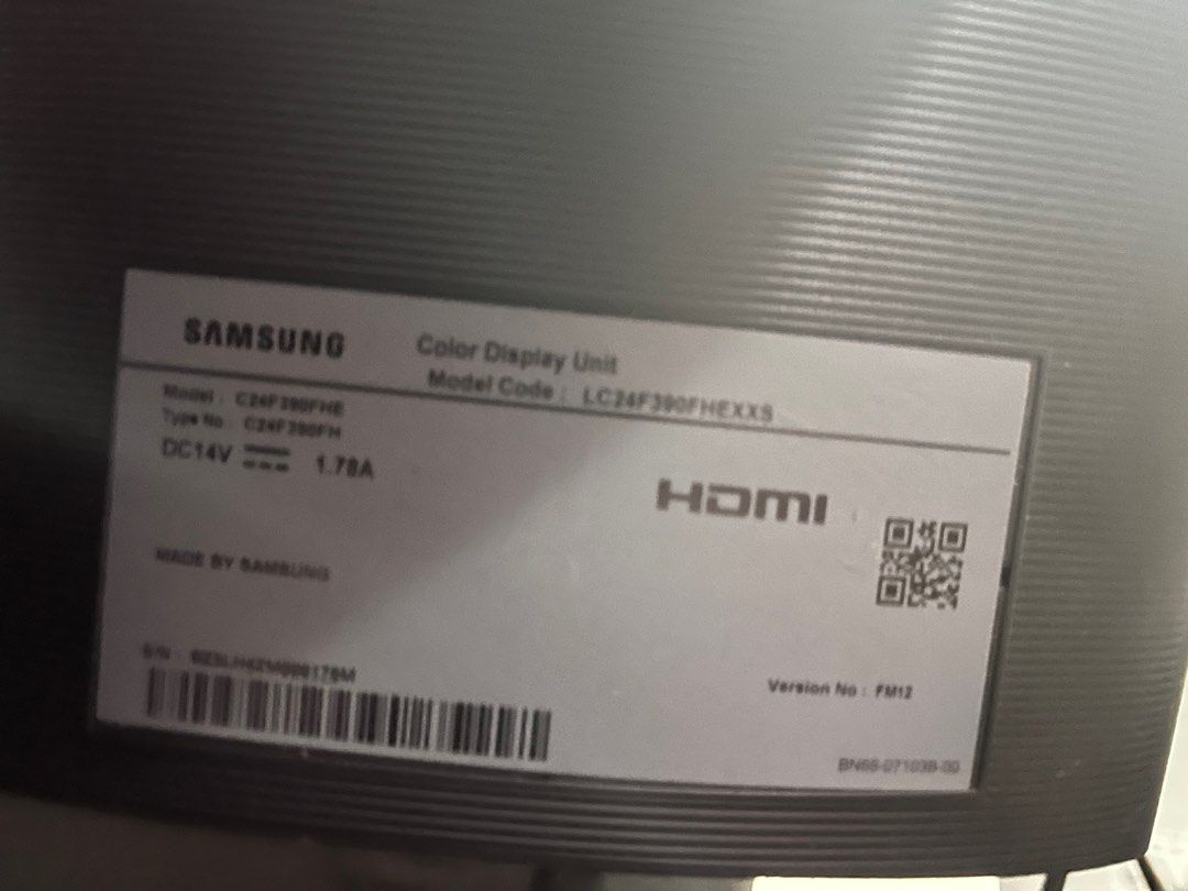 Samsung 24inch curved display/Monitor, Computers & Tech, Parts ...