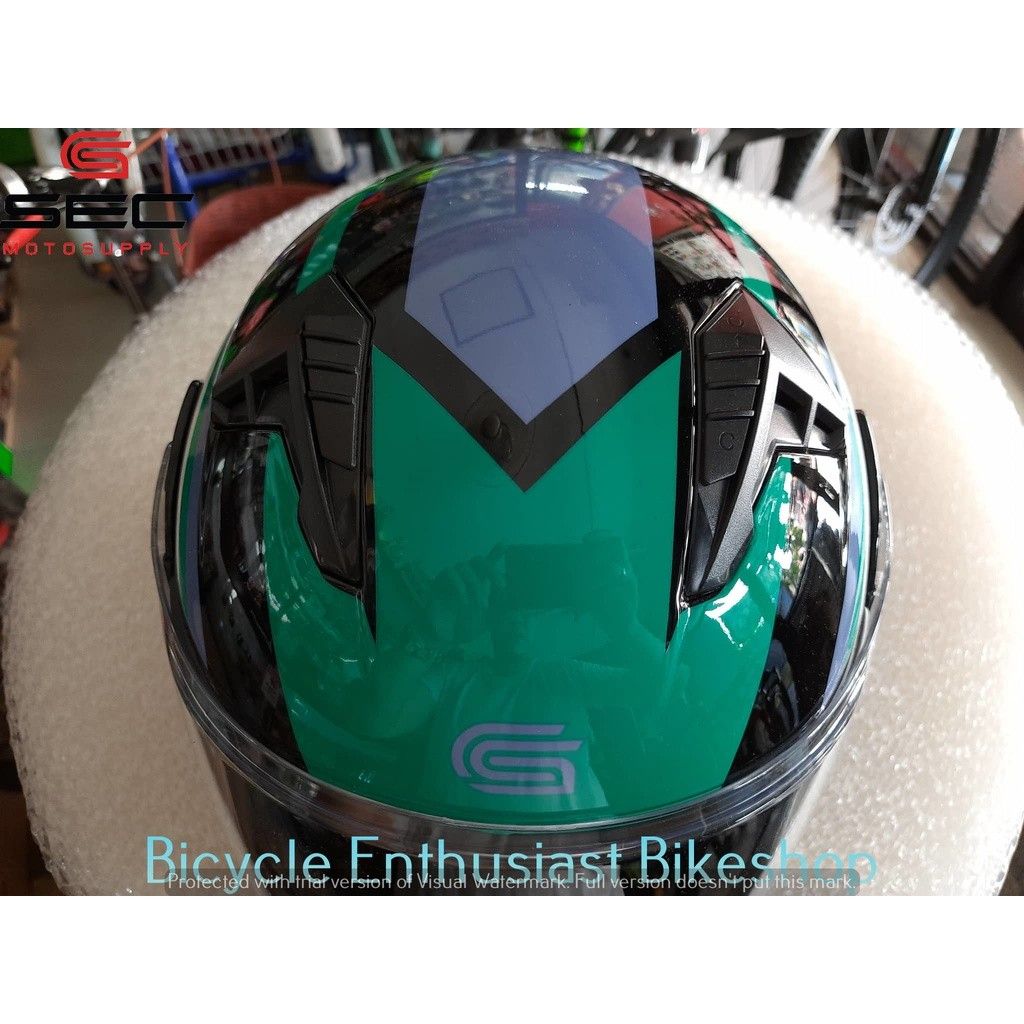 SEC Surge Starboost Ranger Purple Modular Motorcycle Helmet, Motorbikes ...