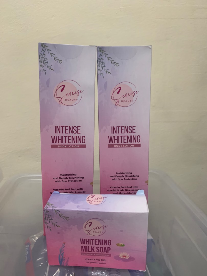Sereese Whitening Lotion for 2 (FREE SOAP), Beauty & Personal Care ...