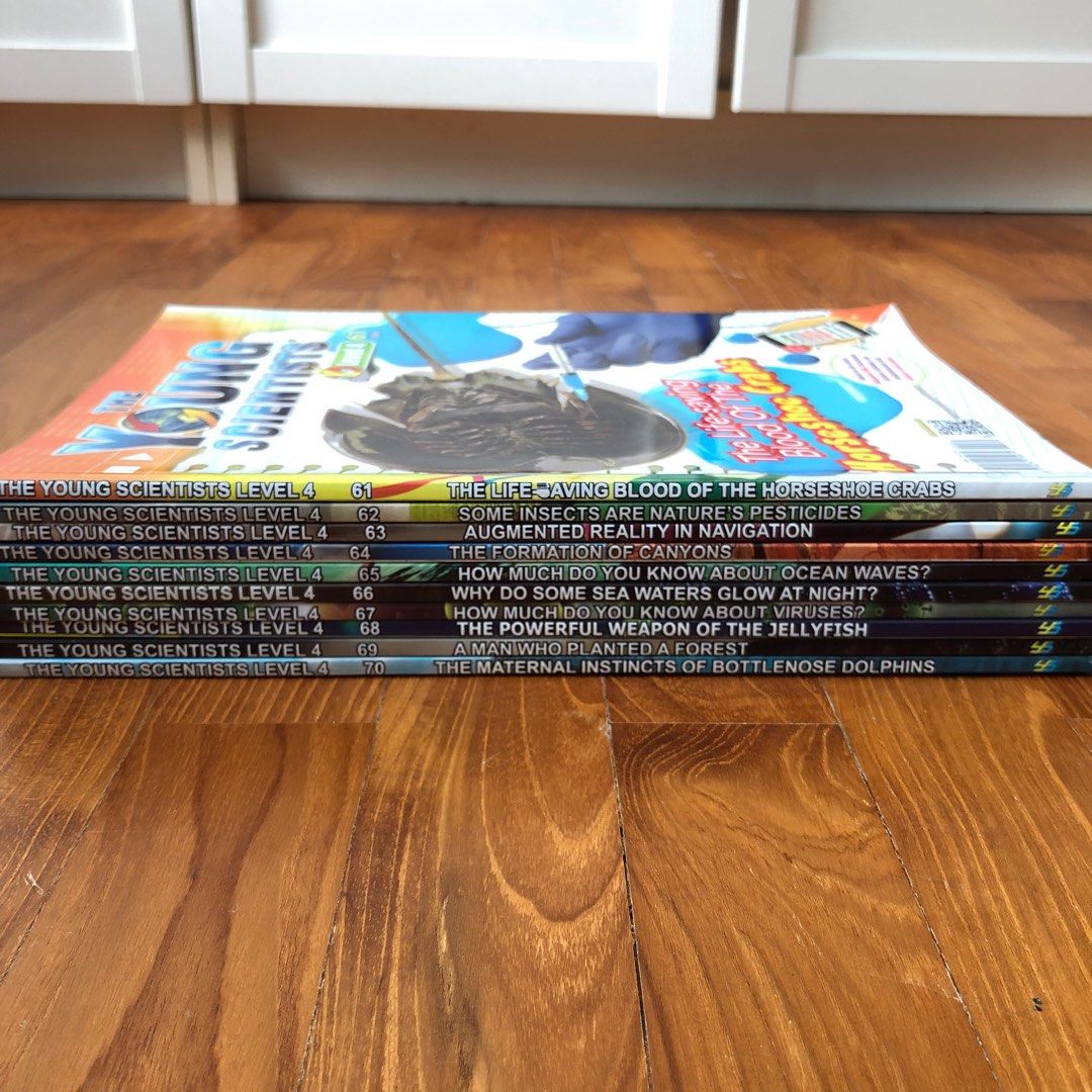 Set of 10 Young Scientists Level 4 science magazines suitable for ...