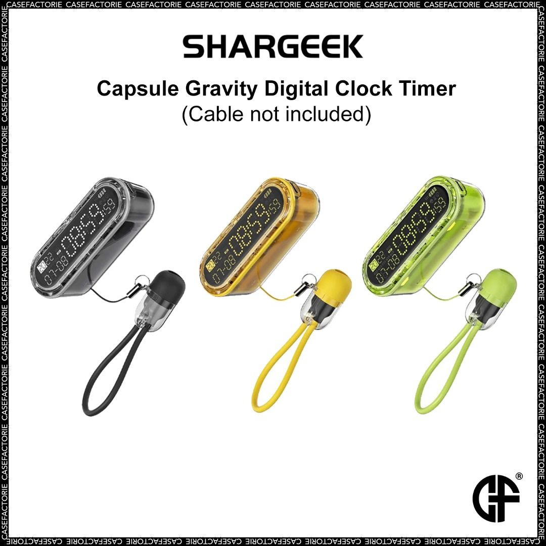 Shargeek Capsule Gravity Digital Clock Timer, Mobile Phones & Gadgets ...