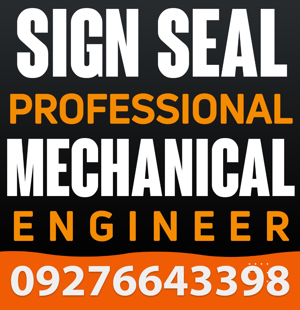 Sign Seal Professional Mechanical Engineer, Community on Carousell