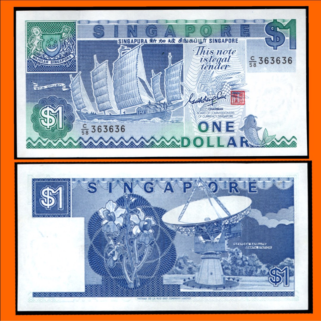 Singapore Note Ships Series w Lucky Number : 363636升禄升禄升禄 , Hobbies & Toys, Memorabilia ...