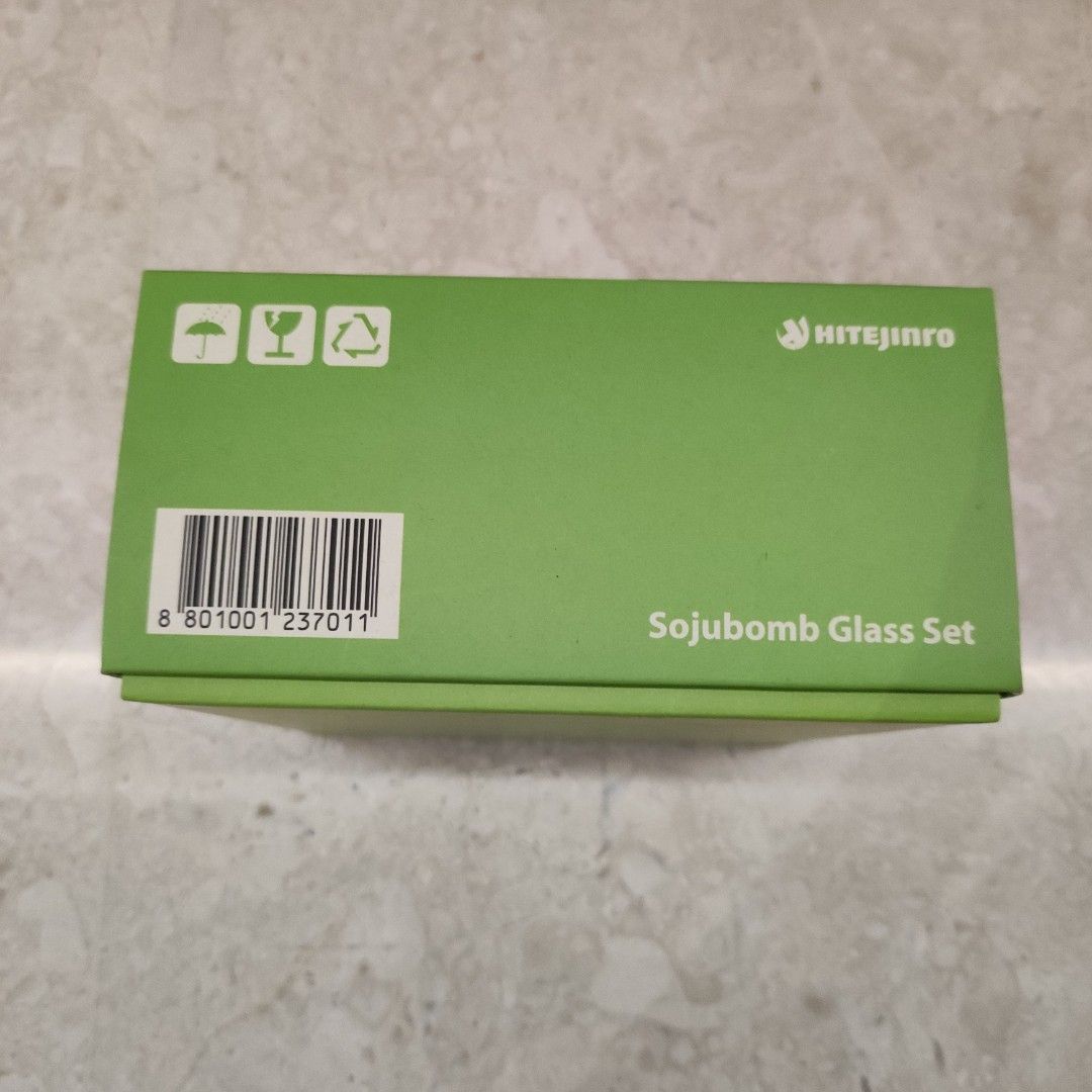 HiteJinro Soju Bomb Glass Set, Furniture & Home Living, Kitchenware ...