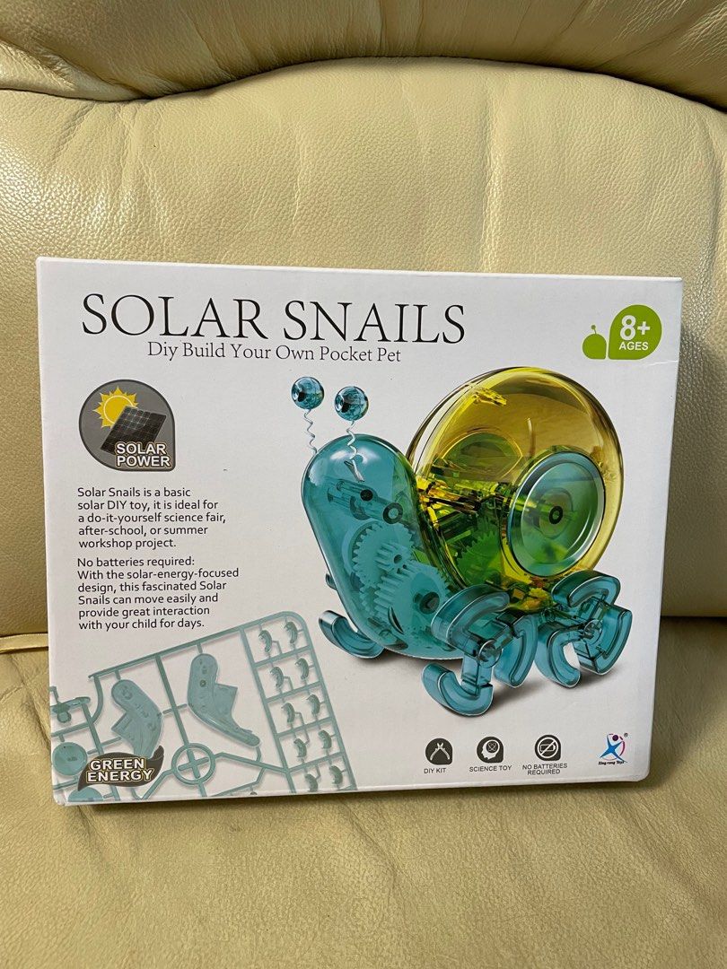 Solar Snails DIY pocket pet, 興趣及遊戲, 玩具 & 遊戲類 - Carousell