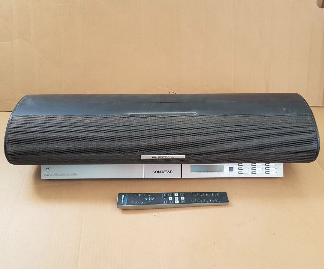 Sonic Gear Array 1000i Super Bass Speaker, Ultra high Bass 2.1 soundbar ...