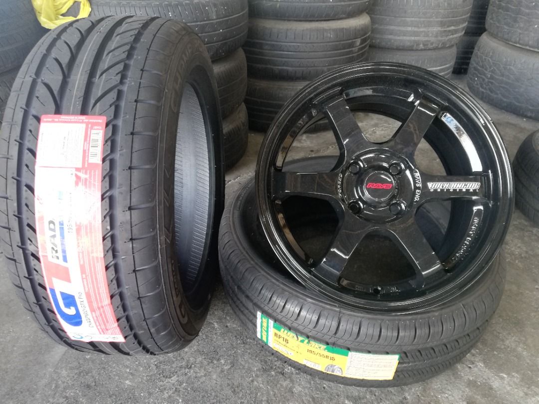 sport rim baru SL te37 volk racing siap tayar baru 15, Auto Accessories ...