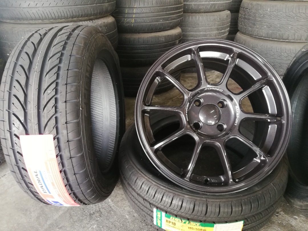 sport rim ZE40 rays 16 inch siap tayar baru 16, Auto Accessories on ...