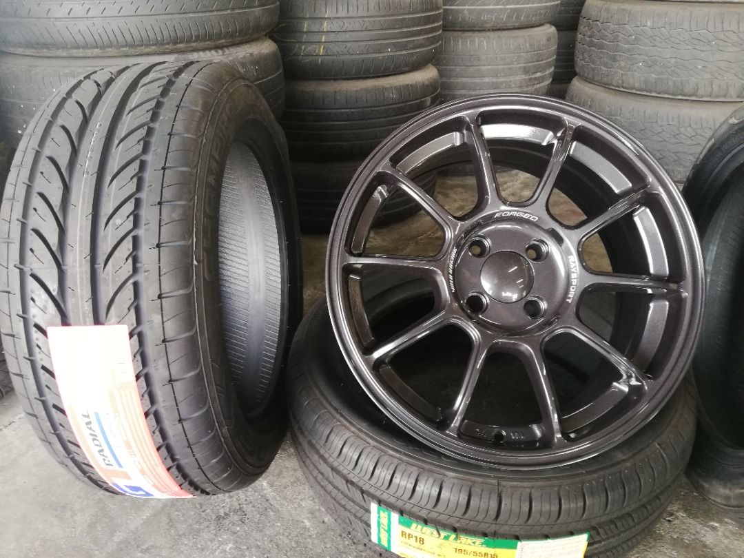 sport rim ZE40 rays 16 inch siap tayar baru 16, Auto Accessories on ...