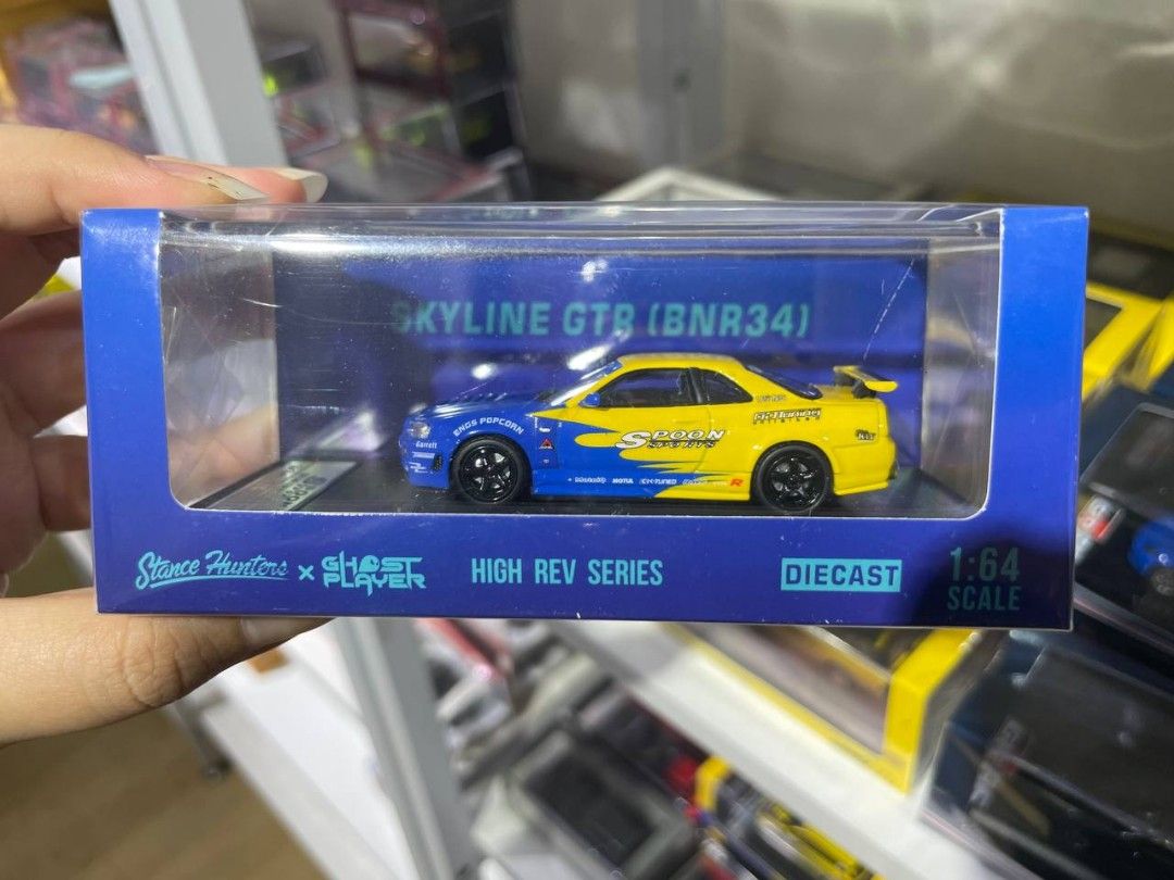 Stance Hunter 1/64 Nissan Skyline GTR R34 Spoon Sports Livery, Hobbies ...