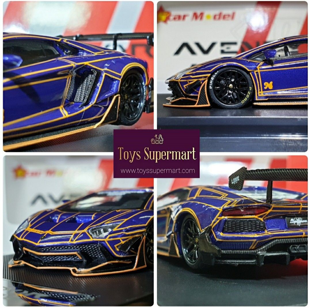 Star Model / TPC - Lamborghini Avendator Fighter / Grey Tron Purple ...