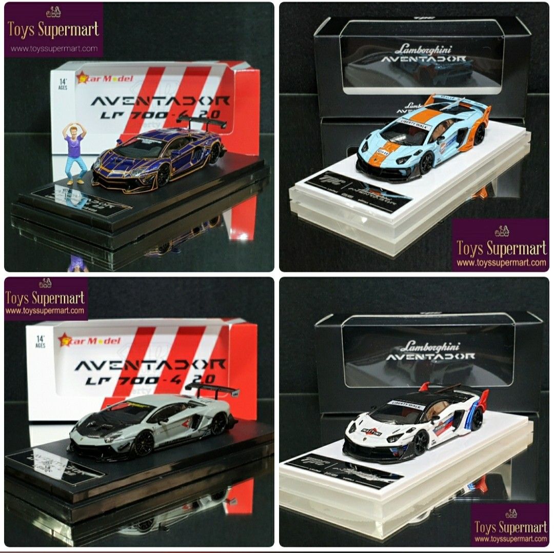 Star Model / TPC - Lamborghini Avendator Fighter / Grey Tron Purple ...