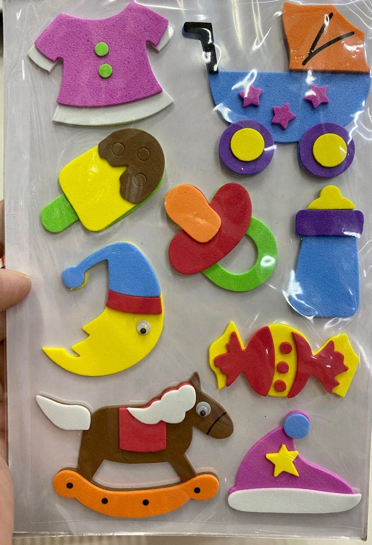 Sticker Foam | Set, Hobbies & Toys, Stationary & Craft, Stationery ...