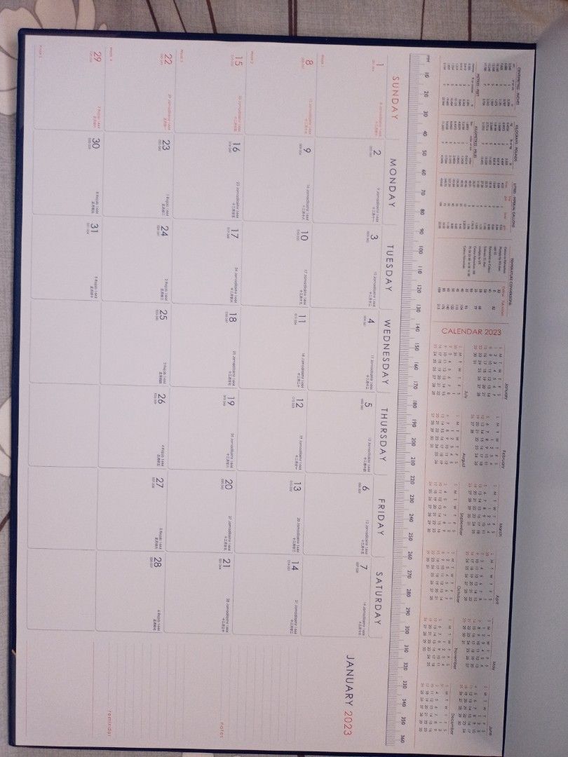 Table Planner 2023, Everything Else on Carousell