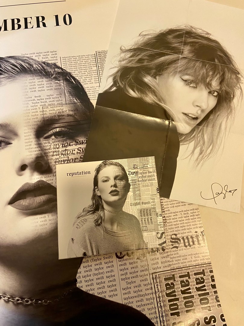 Taylor Swift Reputation CD 連兩張雙面海報, 興趣及遊戲, 音樂樂器 & 配件, 音樂與媒體 - CD 及 DVD ...