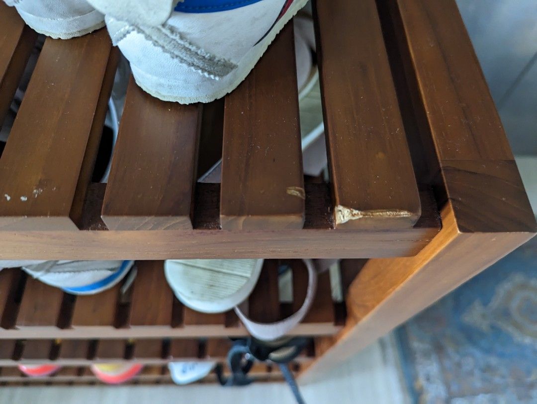 Teak shoe rack from Scanteak, Furniture & Home Living, Furniture ...