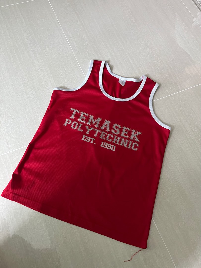 Temasek Poly Tank Top, Women's Fashion, Tops, Sleeveless on Carousell