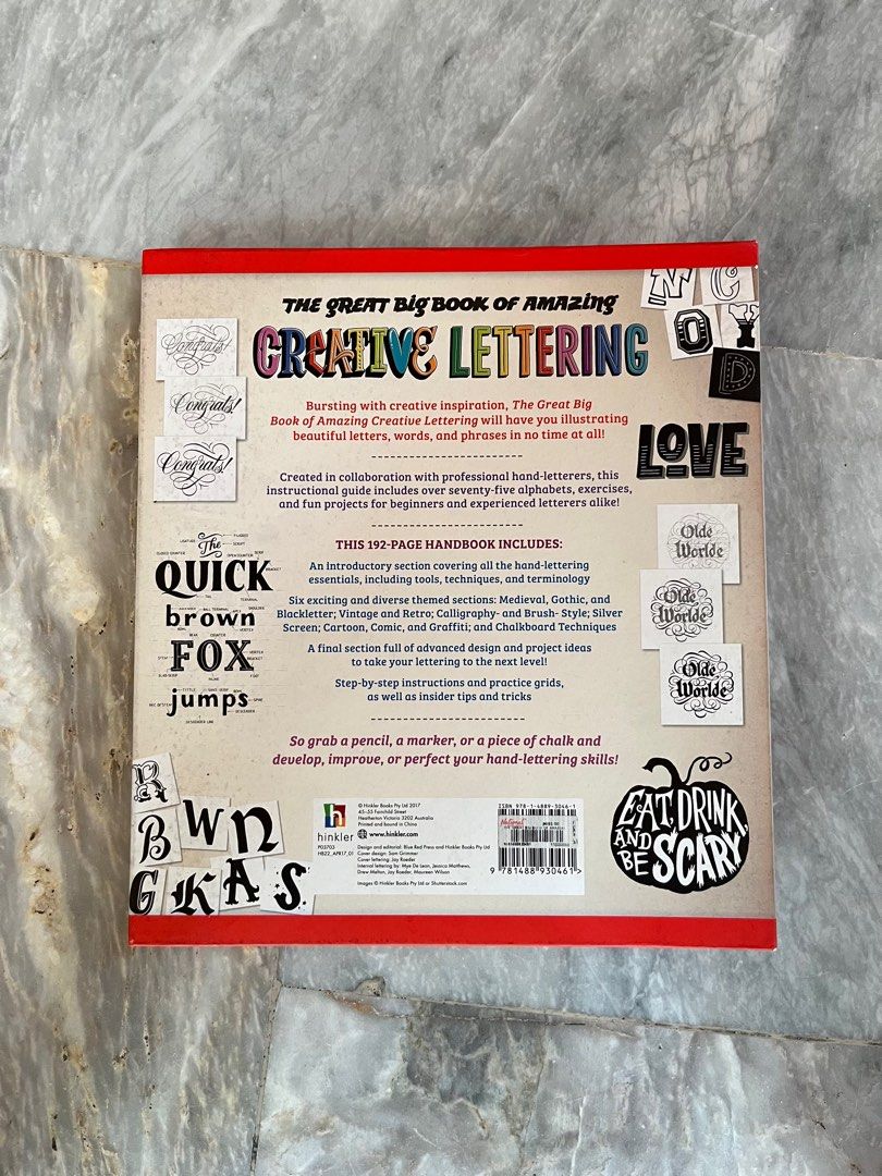 The Great Big Book of Amazing Creative Lettering, Hobbies & Toys ...