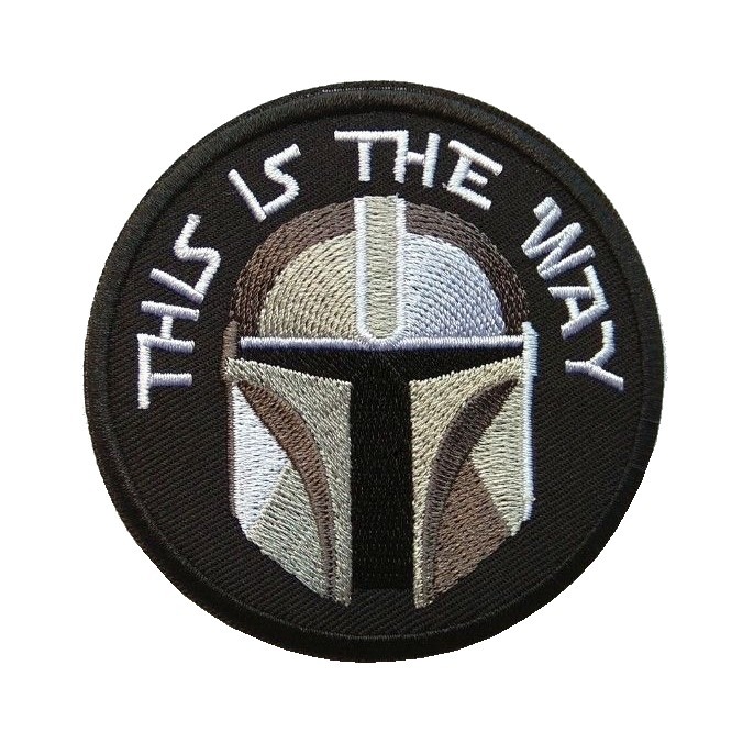 The Mandalorian Star Wars This is the Way Iron On Patch, Hobbies & Toys ...