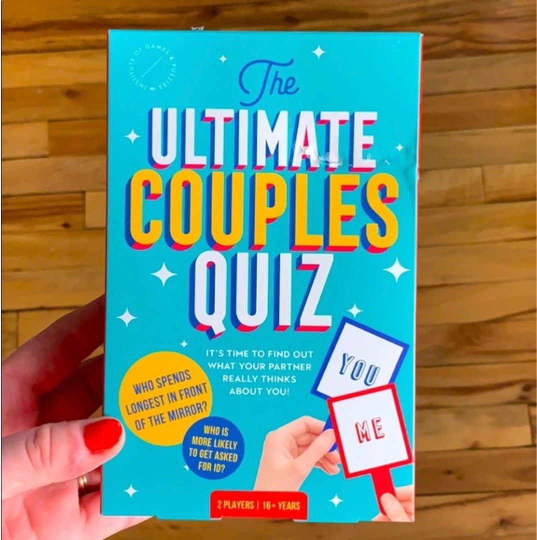 The Ultimate Couples Quiz Game, Hobbies & Toys, Toys & Games on Carousell
