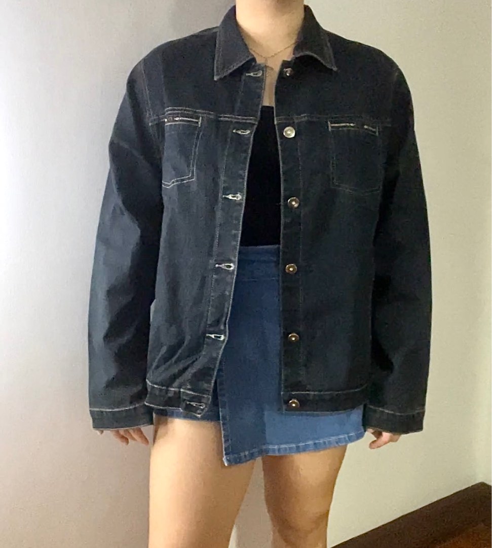 Thrifted Denim Jacket, Women's Fashion, Coats, Jackets and Outerwear on ...