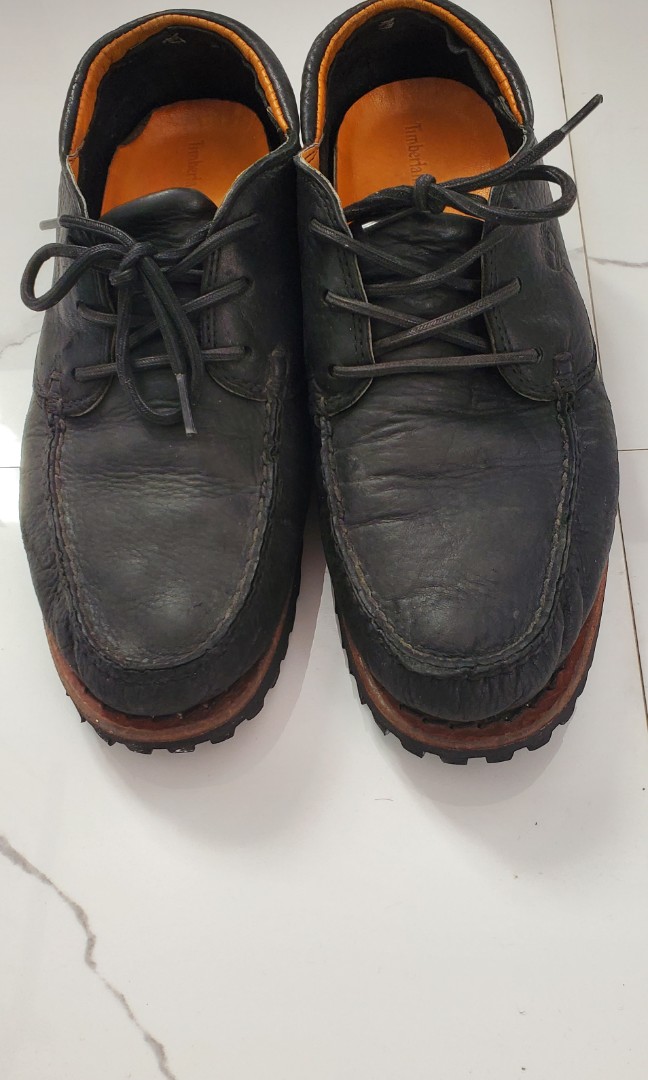 Timberland Black Formal or Casual Shoes, Men's Fashion, Footwear ...