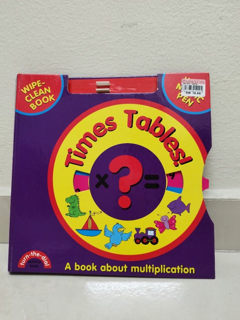 Times Tables Turn the dial, Hobbies & Toys, Books & Magazines, Children ...