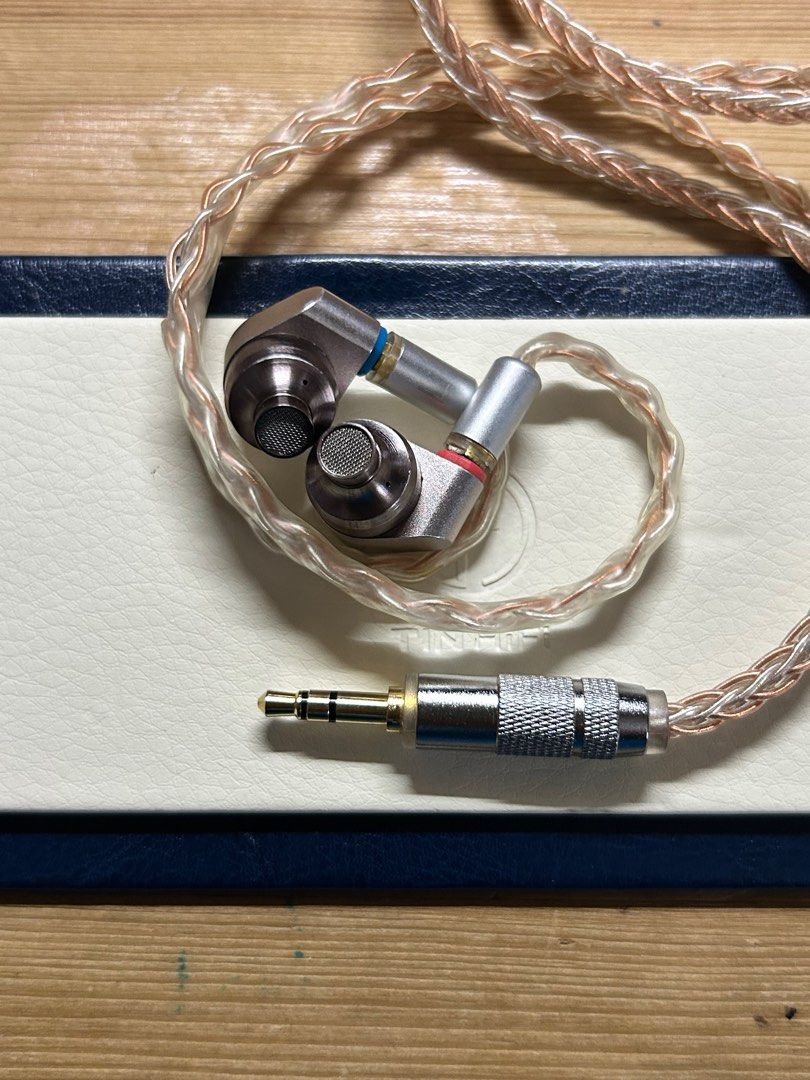 Tin Hifi T2 IEM with replaced cable, Audio, Earphones on Carousell