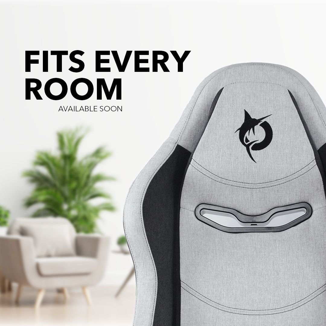 TODAK GAMING CHAIR - ALPHA 2 (WHITE CEMENT), Furniture & Home Living ...