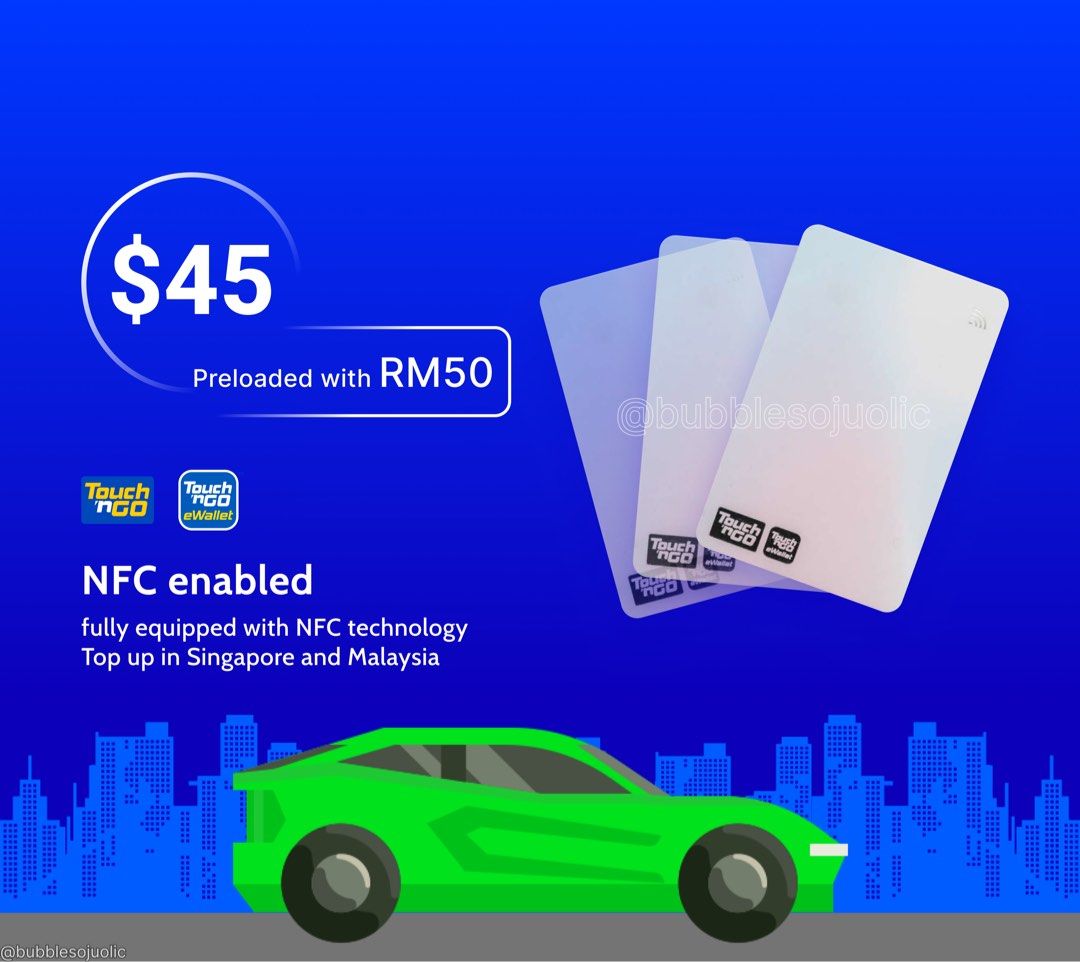 Touch n Go Card | Touch n Go | Preloaded with ringgit | Touch and Go ...