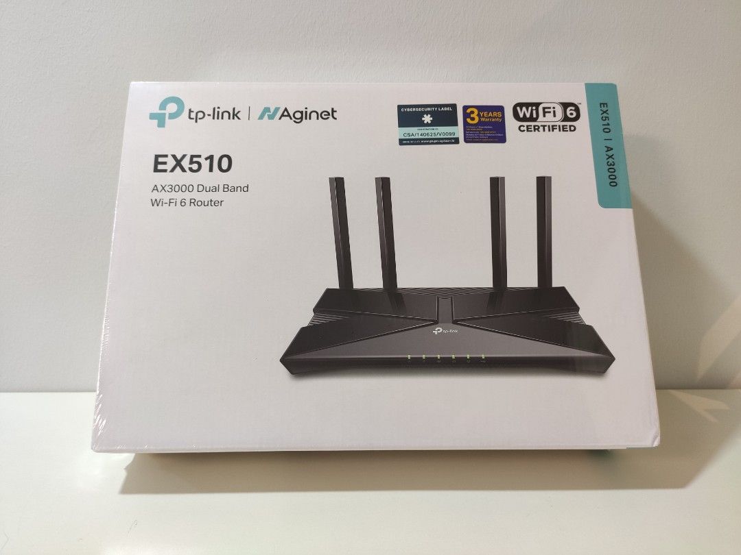 TPLINK EX510 (AX3000 DUAL BAND WIFI 6 ROUTER) - BNIB, Computers & Tech ...