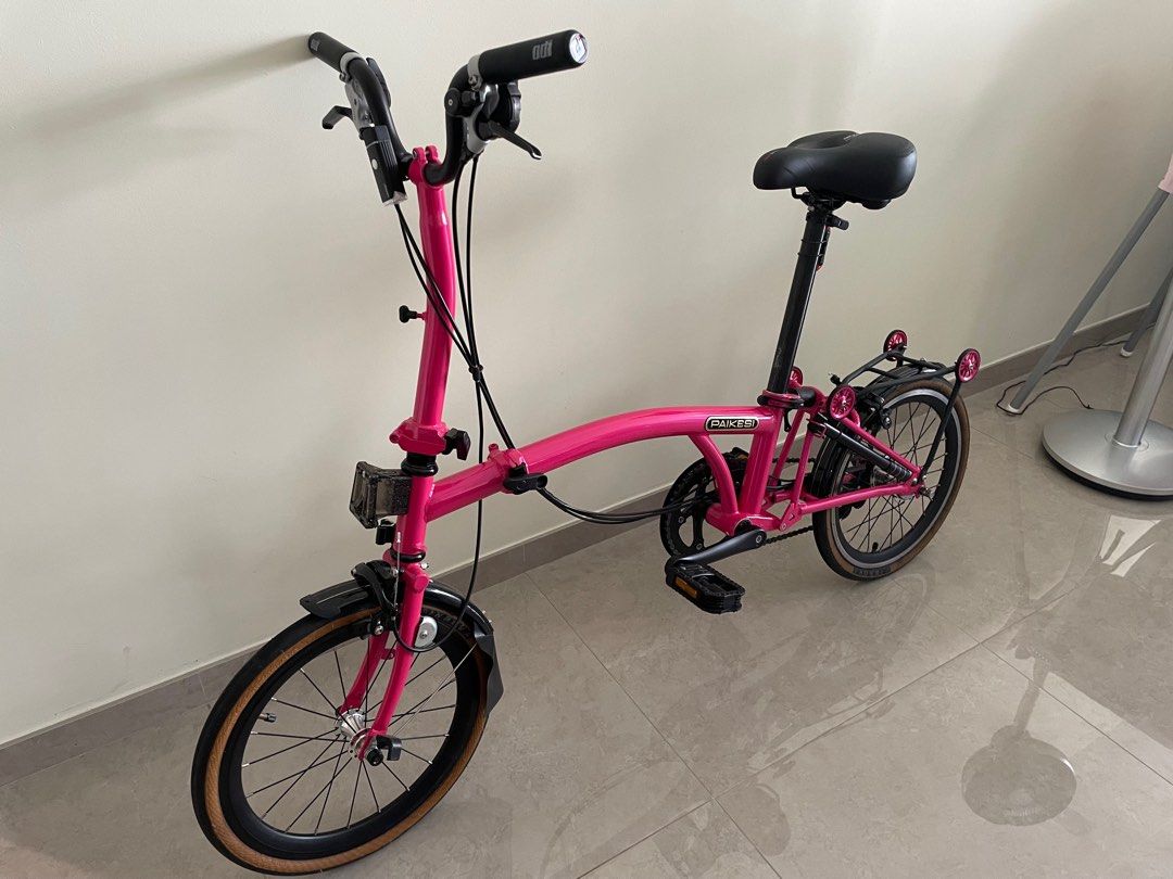 Tri fold pink bike - paikesi, Sports Equipment, Bicycles & Parts ...