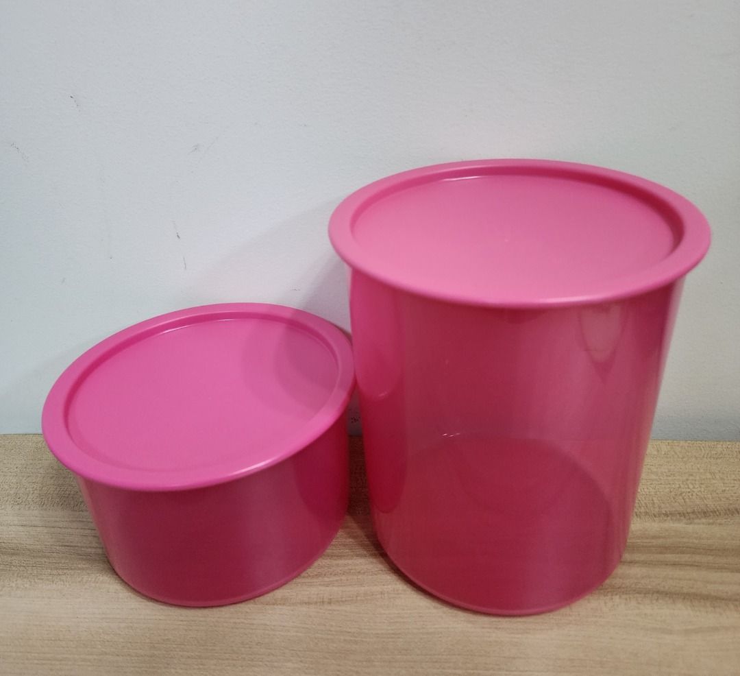 Tupperware One-Touch Medium Set, Furniture & Home Living, Kitchenware & Tableware, Food ...