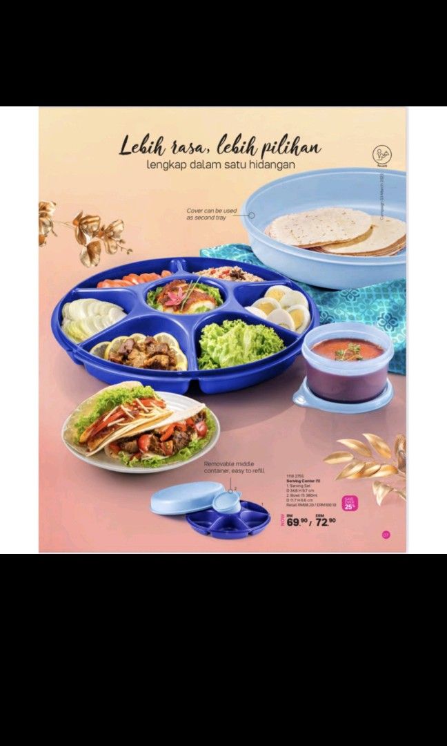 Tupperware Server / Serving Center, Furniture & Home Living ...